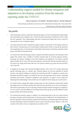 IGES Biennial Update Report (BUR) Database